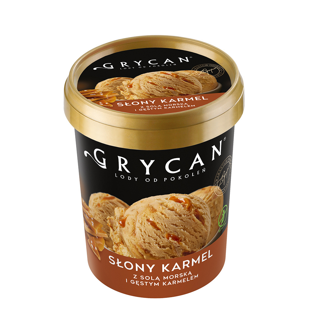 grycanonline > Lody GRYCAN Słony karmel z solą morską 480ml WARSZAWA ...